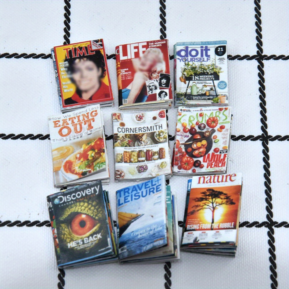Enhance Dollhouse Decor 1:12 Scale Miniatures Books - Temu