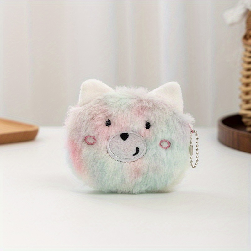 New Children's Plush Bear Puppy Coin Purse Girls Portable - Temu