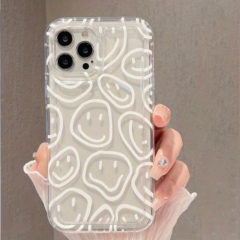 Silicone Phone Case White Expression Anti fall Phone - Temu United Kingdom