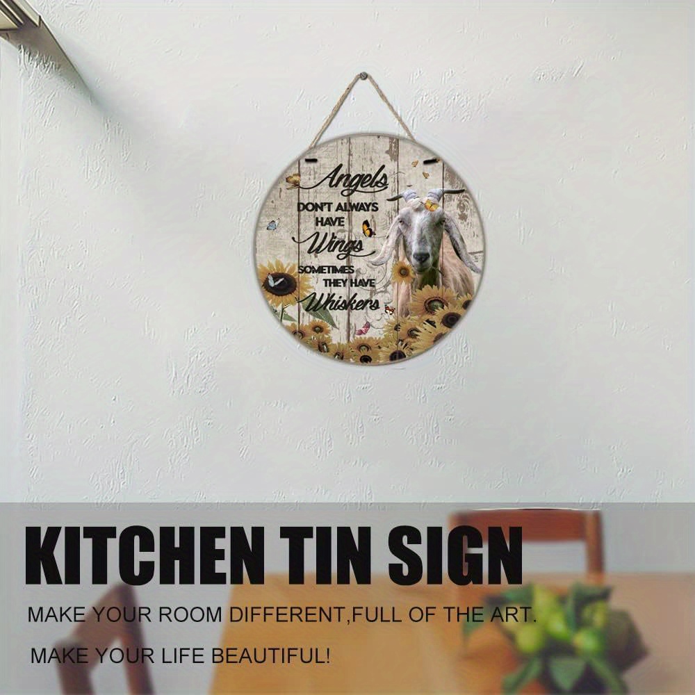 Angels Wings Round Wood - Temu