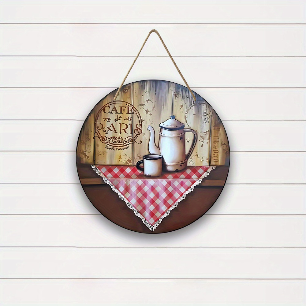 Vintage Country Coffee Sign Kitchen Decor Coffee Tea Sign - Temu United ...