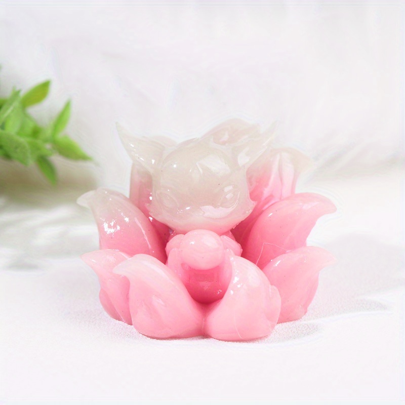 Resin Luminescent Fox Children's Gift Home Decoration Cute - Temu ...
