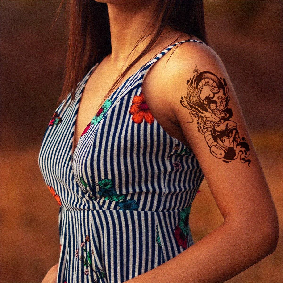 Anime Temporary Tattoo Stickers Lasting 1 2 Weeks Herbal - Temu