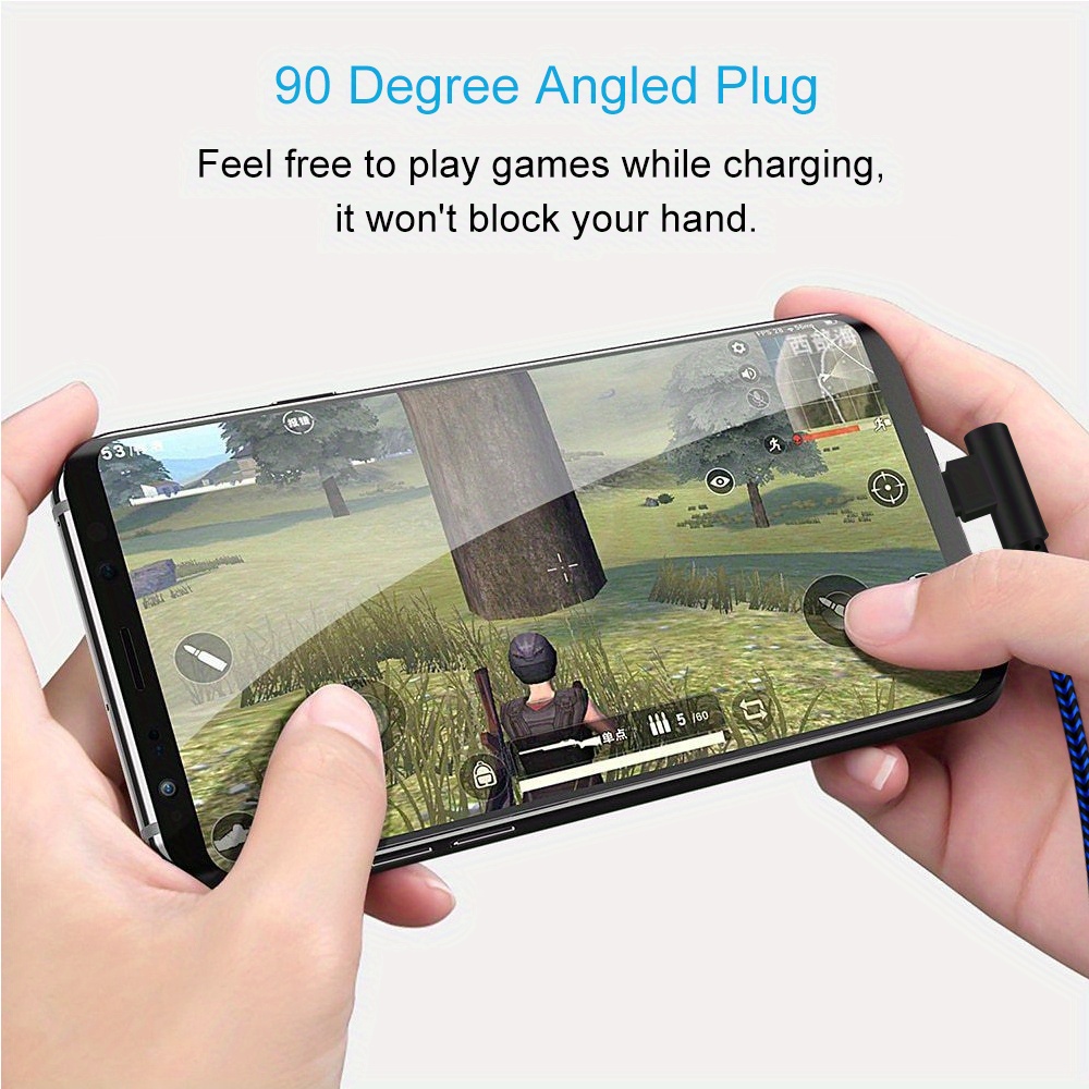 90 Degree Double Elbow Type C Cable Usb A Usb C 5v/2.4a Fast - Temu ...