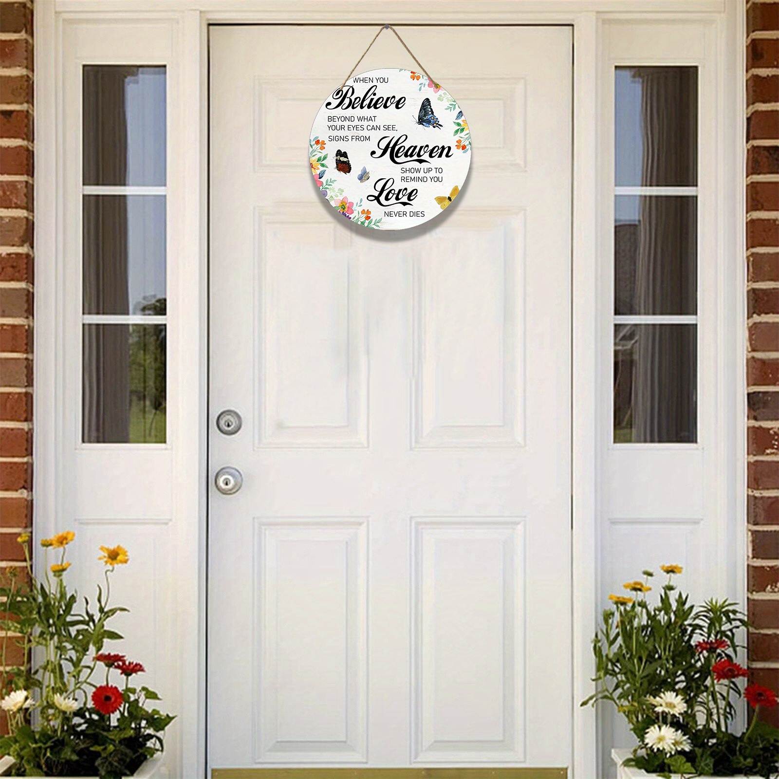 Wooden Signage Plaque Symbols Heaven Angel Wings Charm - Temu