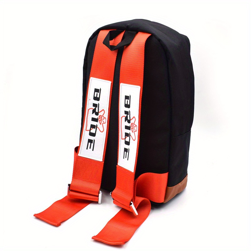 Jdm Style Racing Fabric Strap Style School Backpack Car - Temu Netherlands