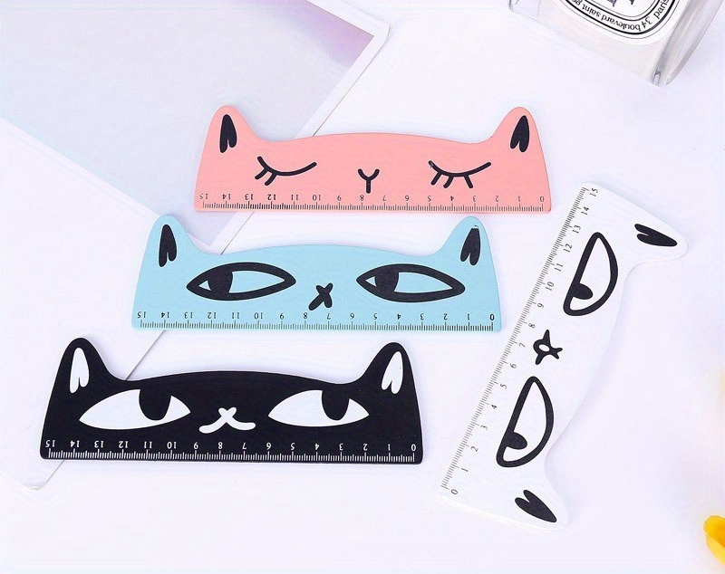 Popular Cartoon Wooden Stationery Ruler School - Temu Netherlands