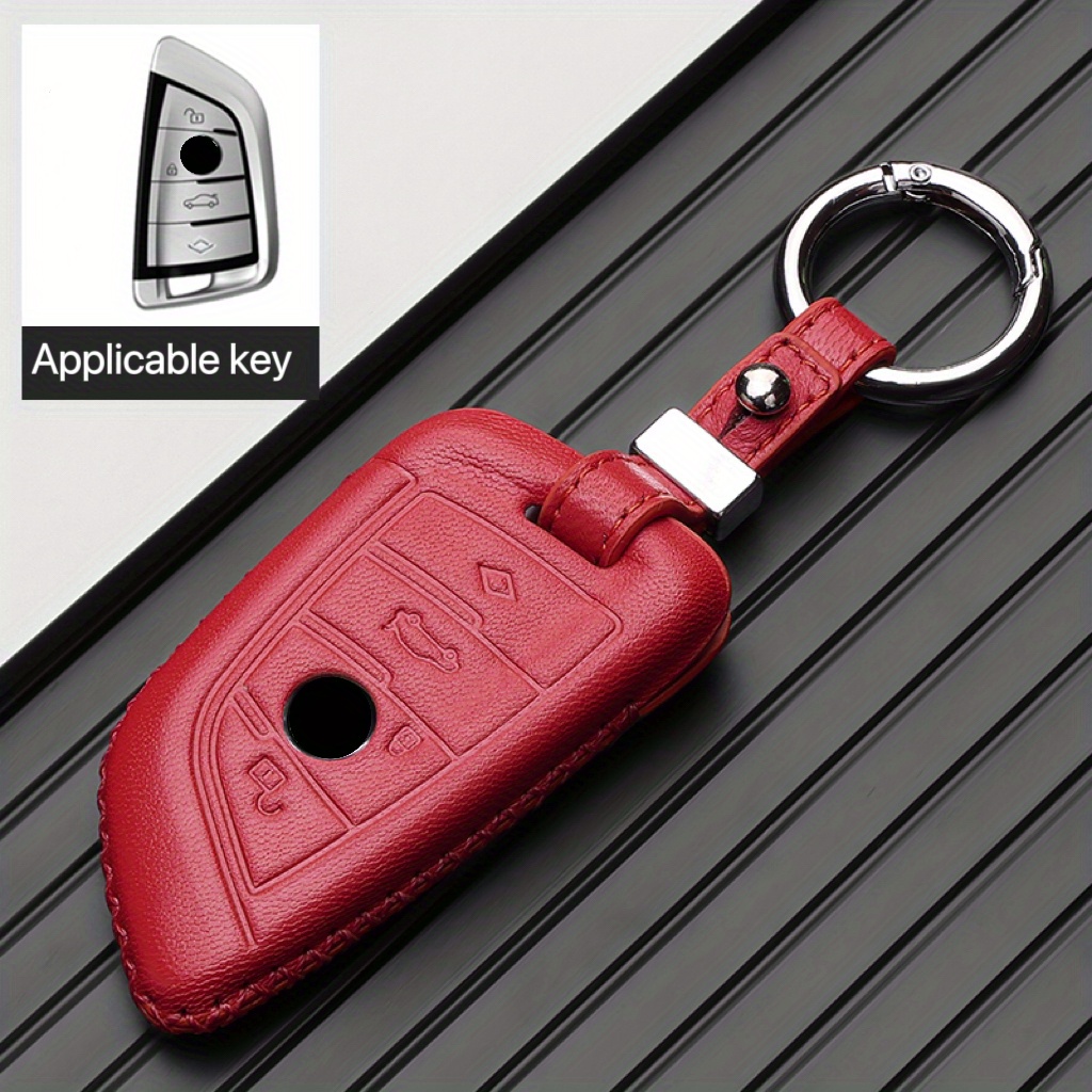 Remote Key Protection Shell Sheepskin Car Key Protection - Temu United ...