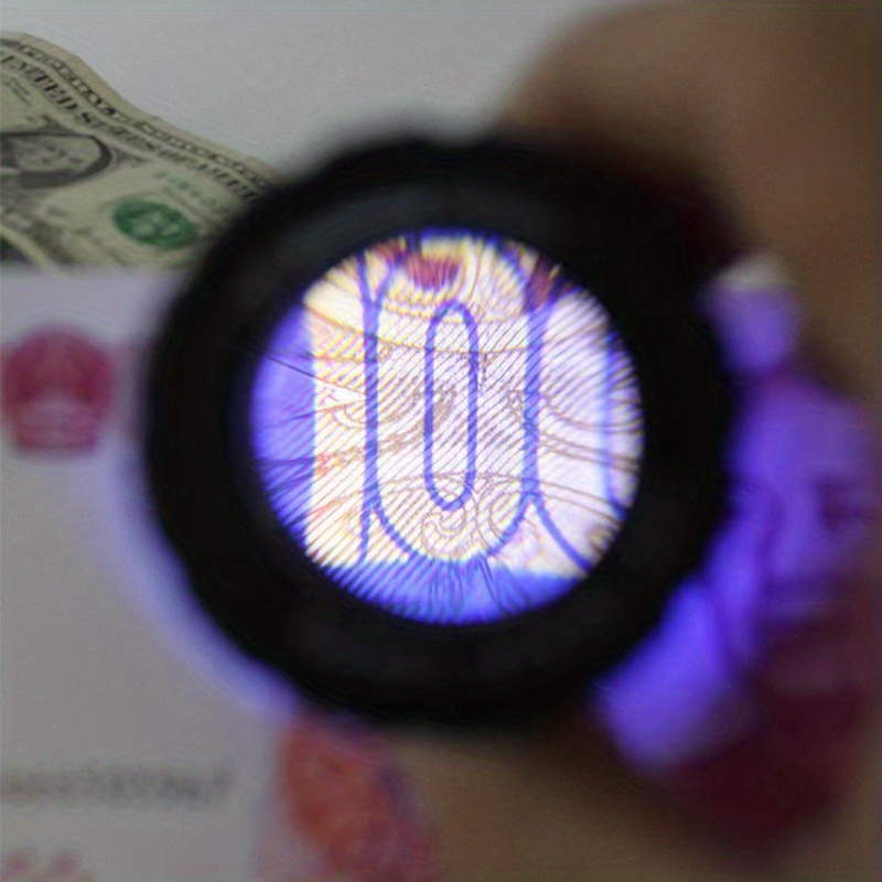30x Led Lighted Uv Illuminated Magnifier: Adjustable - Temu Australia