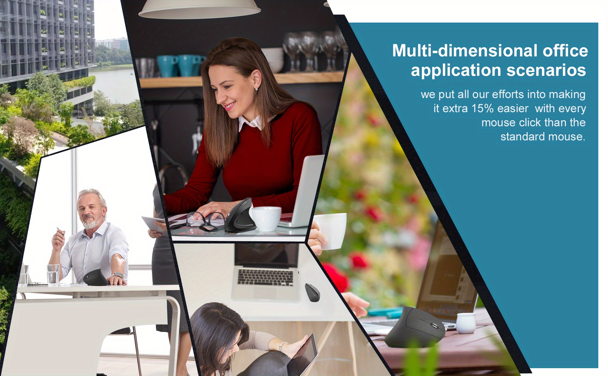 Wireless Vertical Mouse - Temu