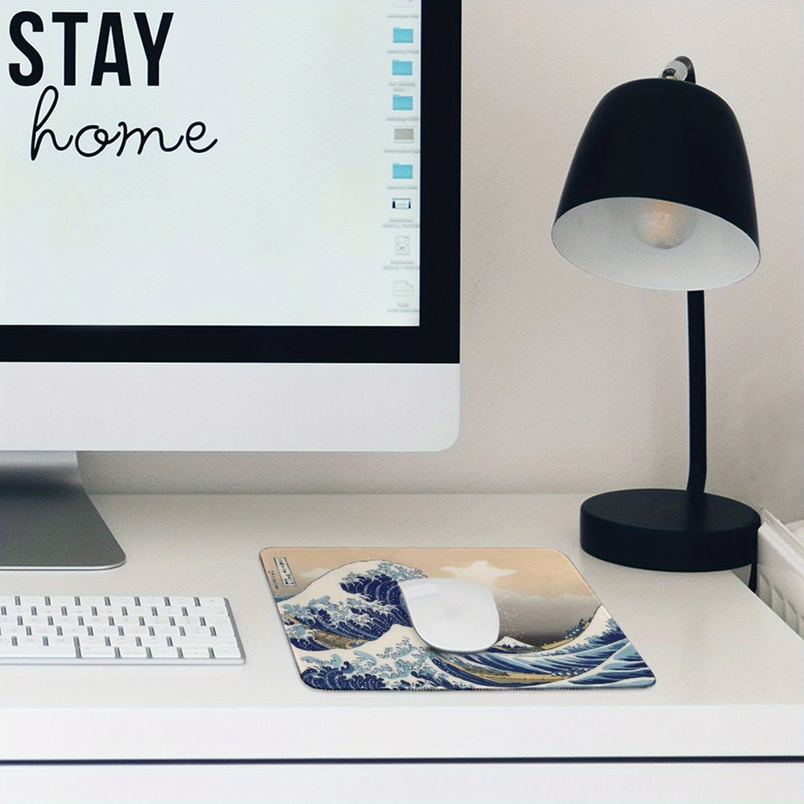 Decorative Mouse Pad Art Print Painting Great Wave - Temu Australia