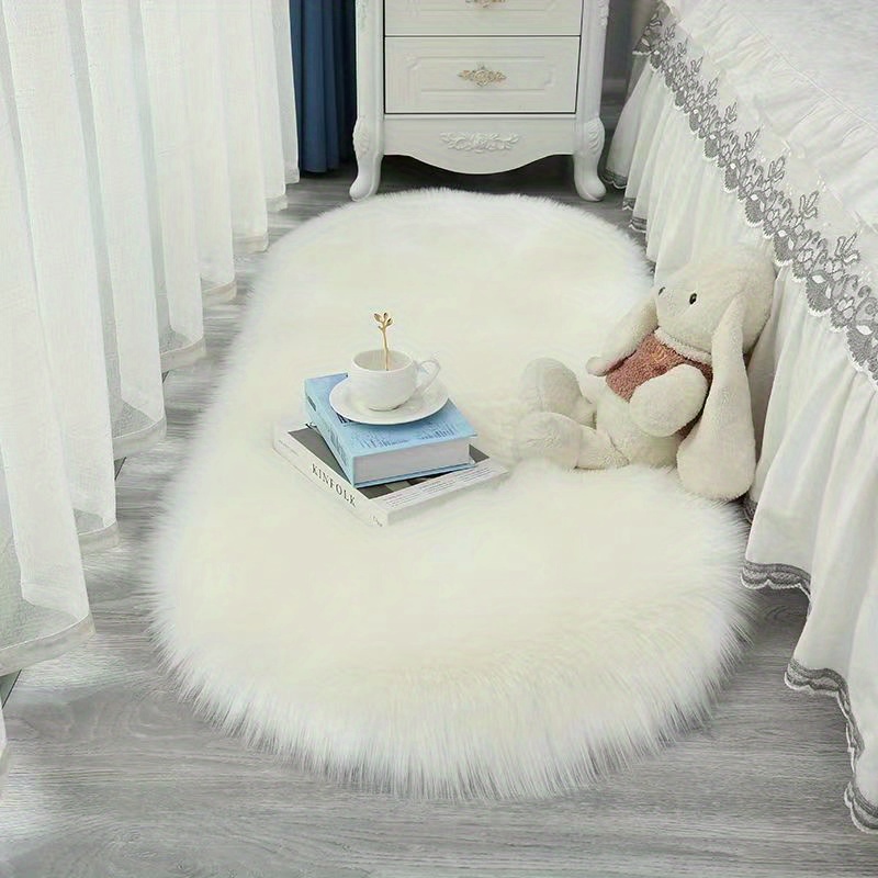 Long Plush Carpet Faux Fur Rug Fluffy Rug Soft Furry - Temu United