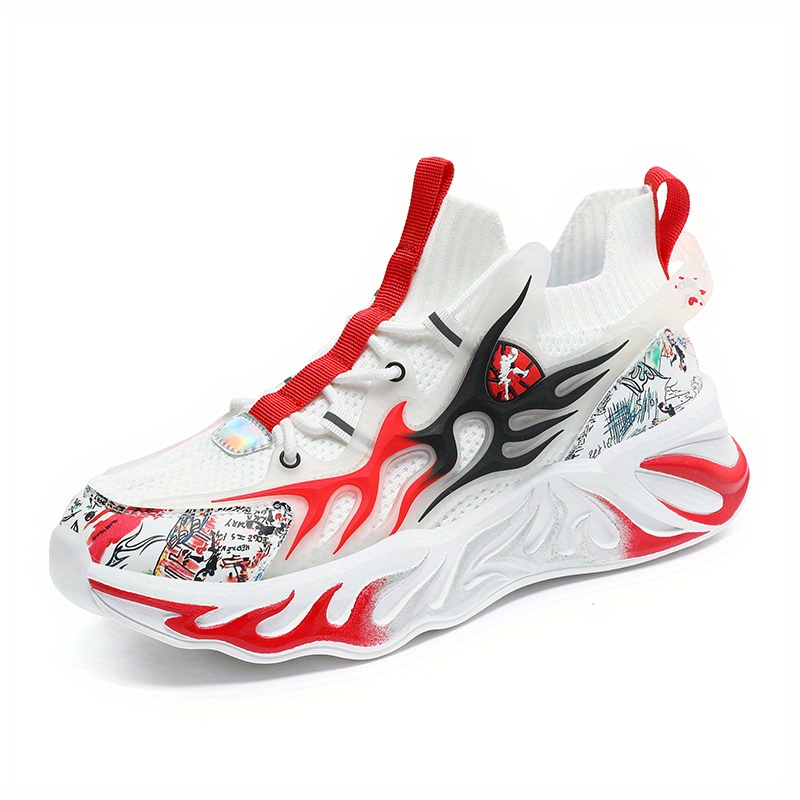 Mens Trendy Color Block Lace Up Sneakers With Assorted Colors Casual ...