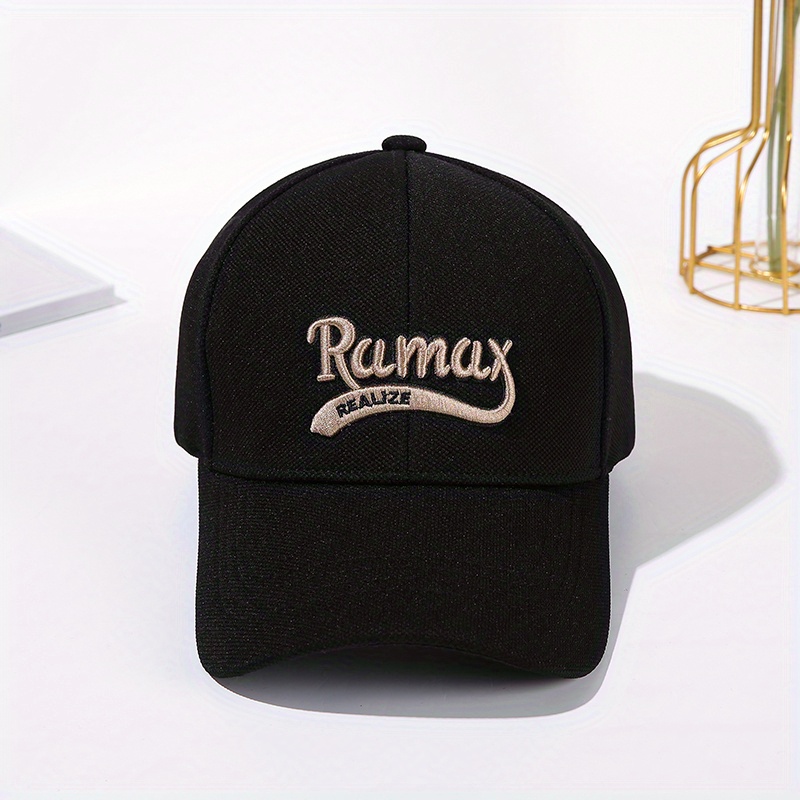 letter embroidery baseball cap unisex solid color casual sun - {region ...