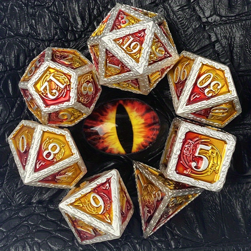 Orange Red Contrast Style Series Dice Suitable - Temu Canada