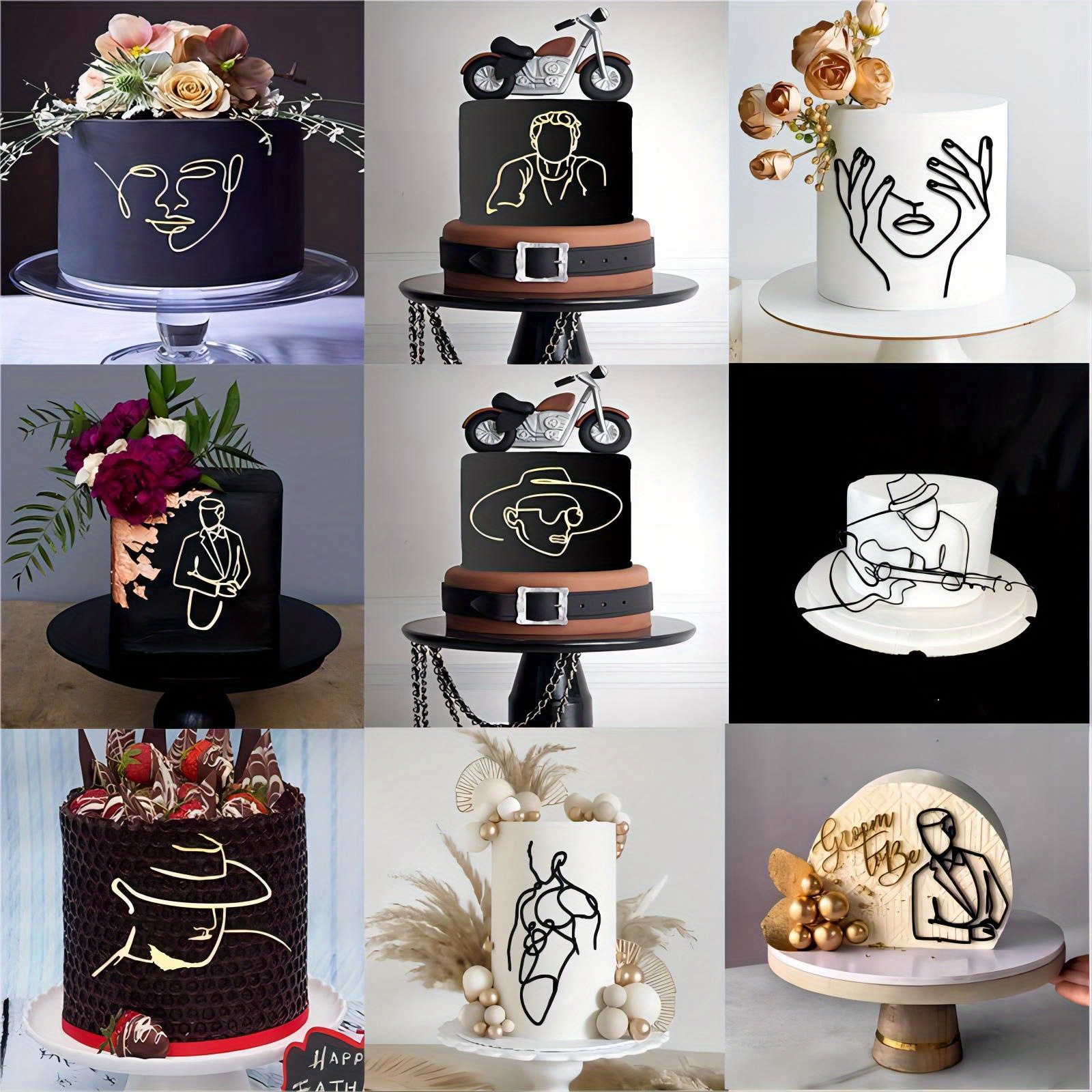 Cake Topper Cake Inserts Cake Cupcake Plug in Decoration - Temu Ireland