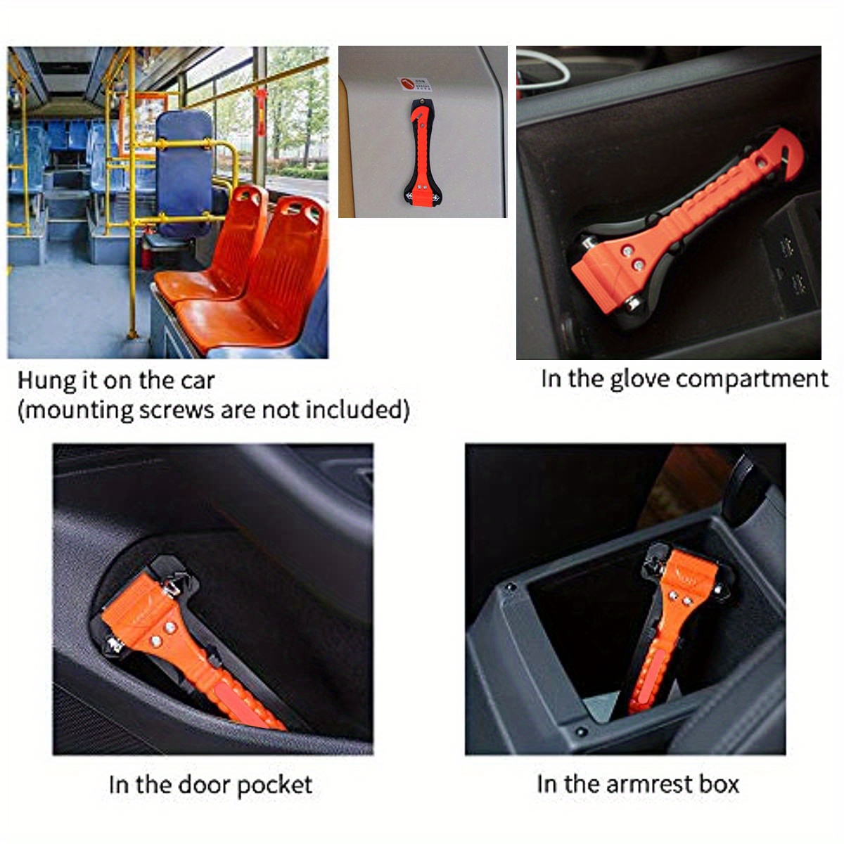 Ready Emergency: Car Escape Hammer Window Breaker Seat Belt - Temu Ireland