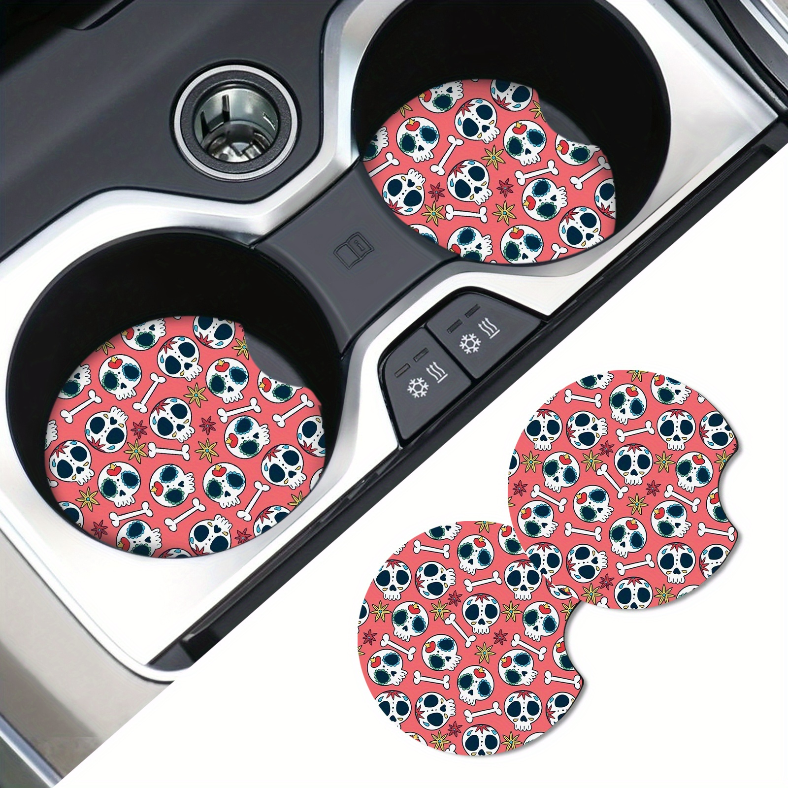 Absorbent Auto Drink Use Color Coasters Mats Vehicle Car - Temu New Zealand