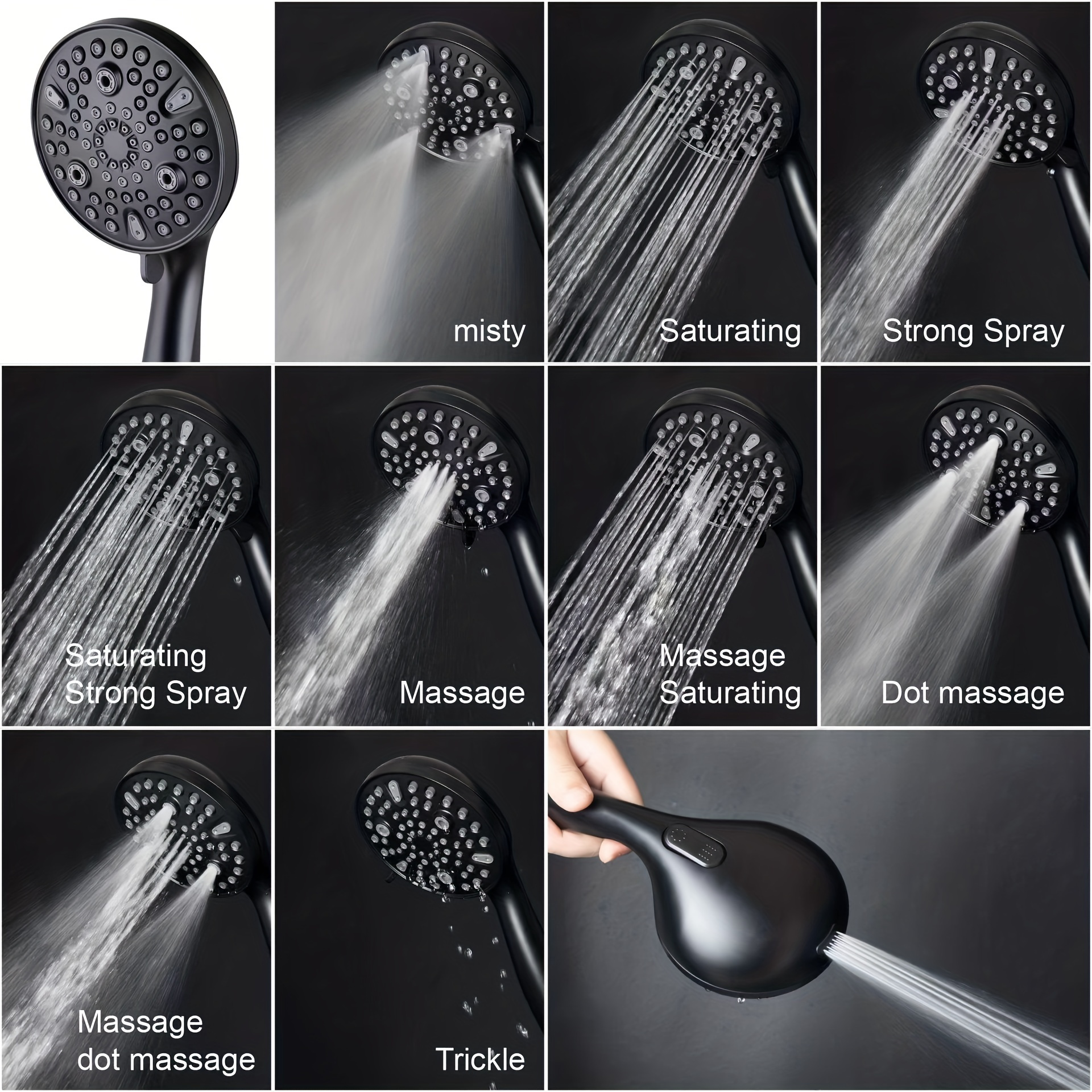 shower head handheld spray handheld shower combo 10 - Temu Norway