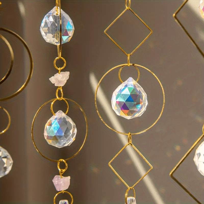 crystal suncatcher natural amethyst sun catchers crystal - Temu Australia