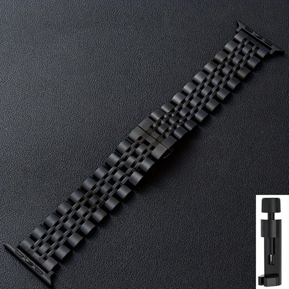 Compatible Iwatch Band Business Stainless Steel Metal - Temu Canada