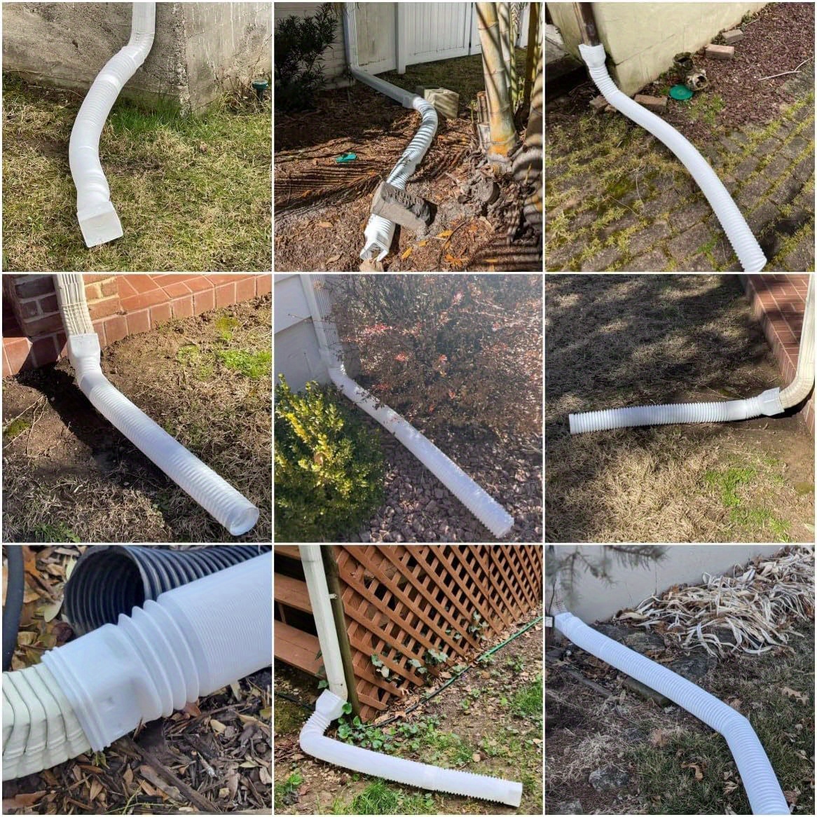 Rain Gutter Drain Extension Pipe Outdoor Drainage - Temu Australia