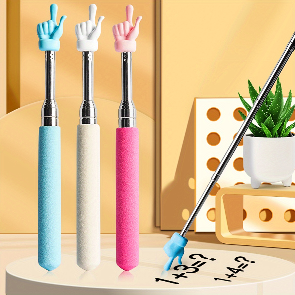 Finger Reading Stick Retractable Sticks Extended Educational - Temu ...