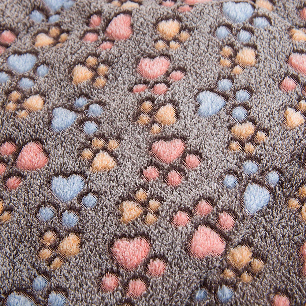 Mata dla zwierząt Cartoon Paw Print Dog Pet Mat Koce dla - Temu Poland