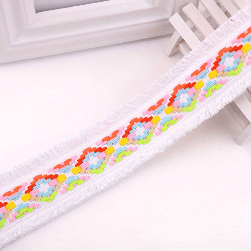 Ethnic Style Jacquard Lace Decoration Polyester Diy - Temu Norway