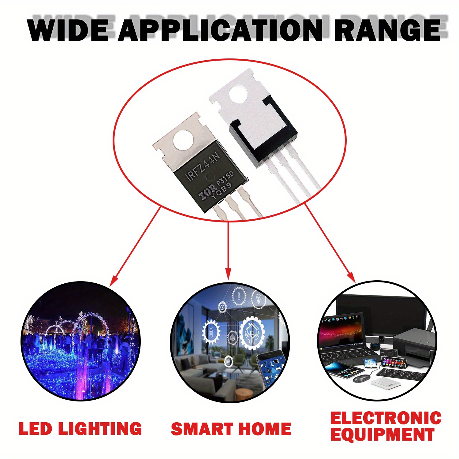 Irfz44n Irfz44 N channel Mosfet Transistor International - Temu Australia