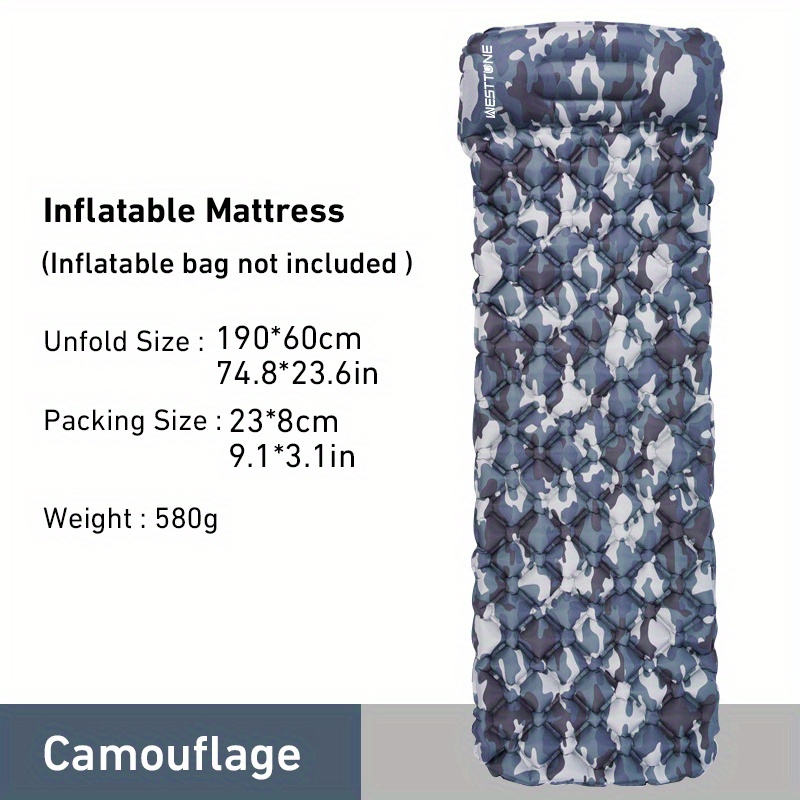 1pc Inflatable Pad And Bed For | Temu United Kingdom