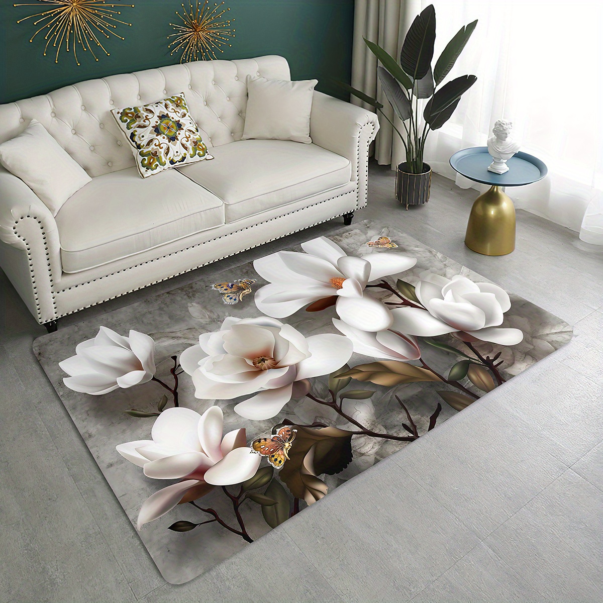 Soft Thickened Flor Mat Non slip Vintage - Temu