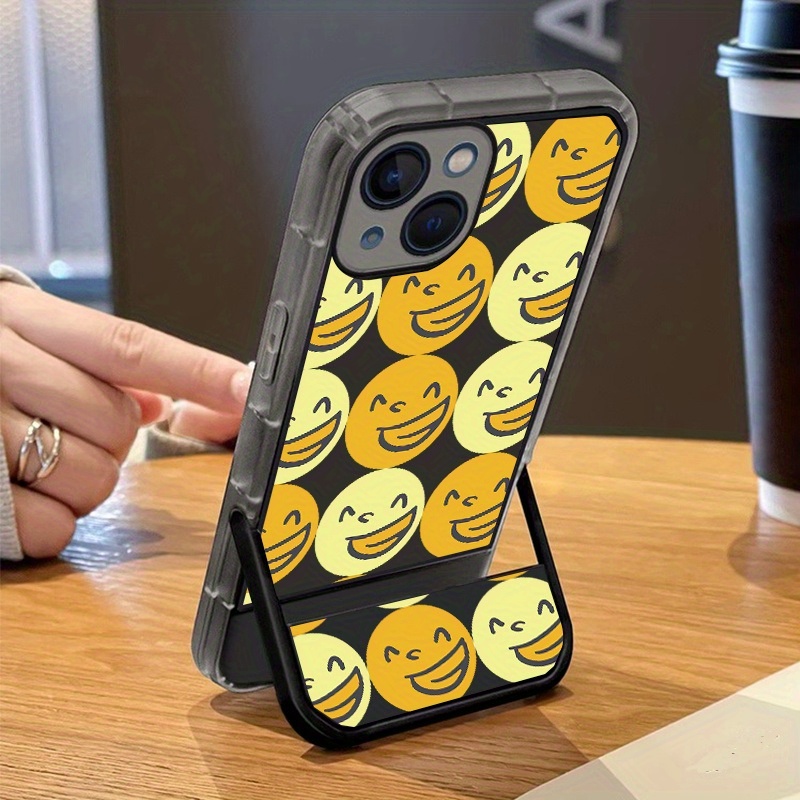 Smile Pattern Phone Case Invisible Holder Iphone 14 13 12 11 - Temu New ...