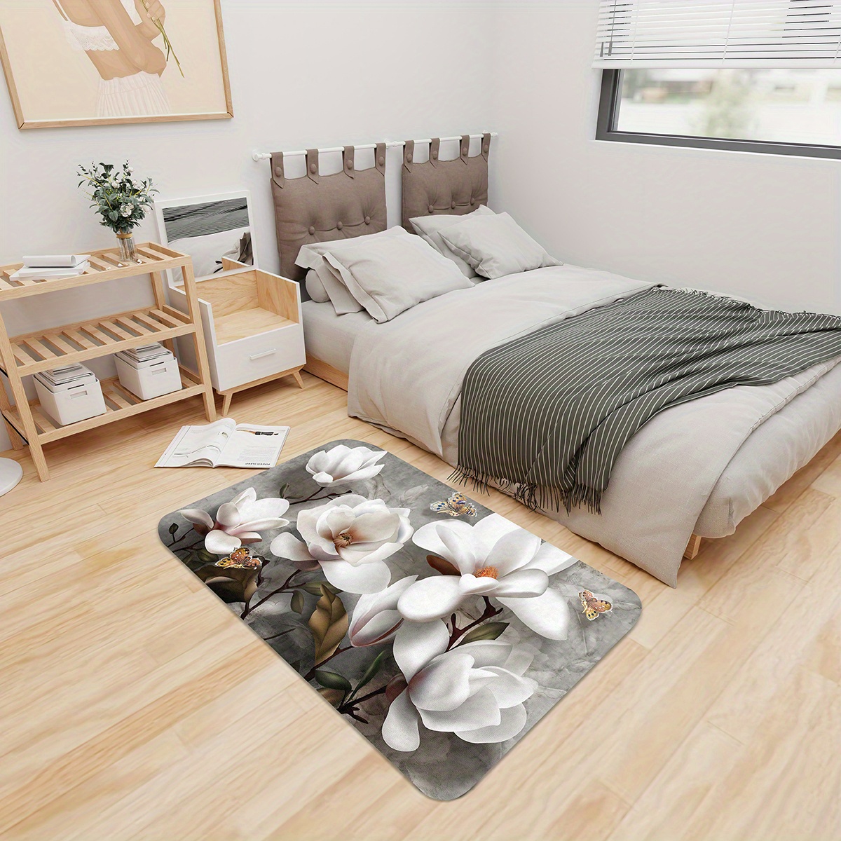 Soft Thickened Flor Mat Non slip Vintage - Temu