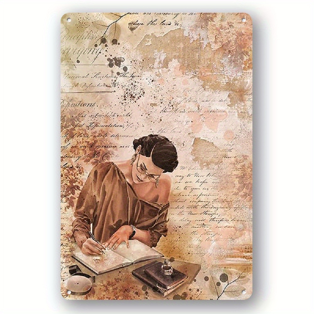 Girl Magazine Art Rice Paper Painting - Temu United