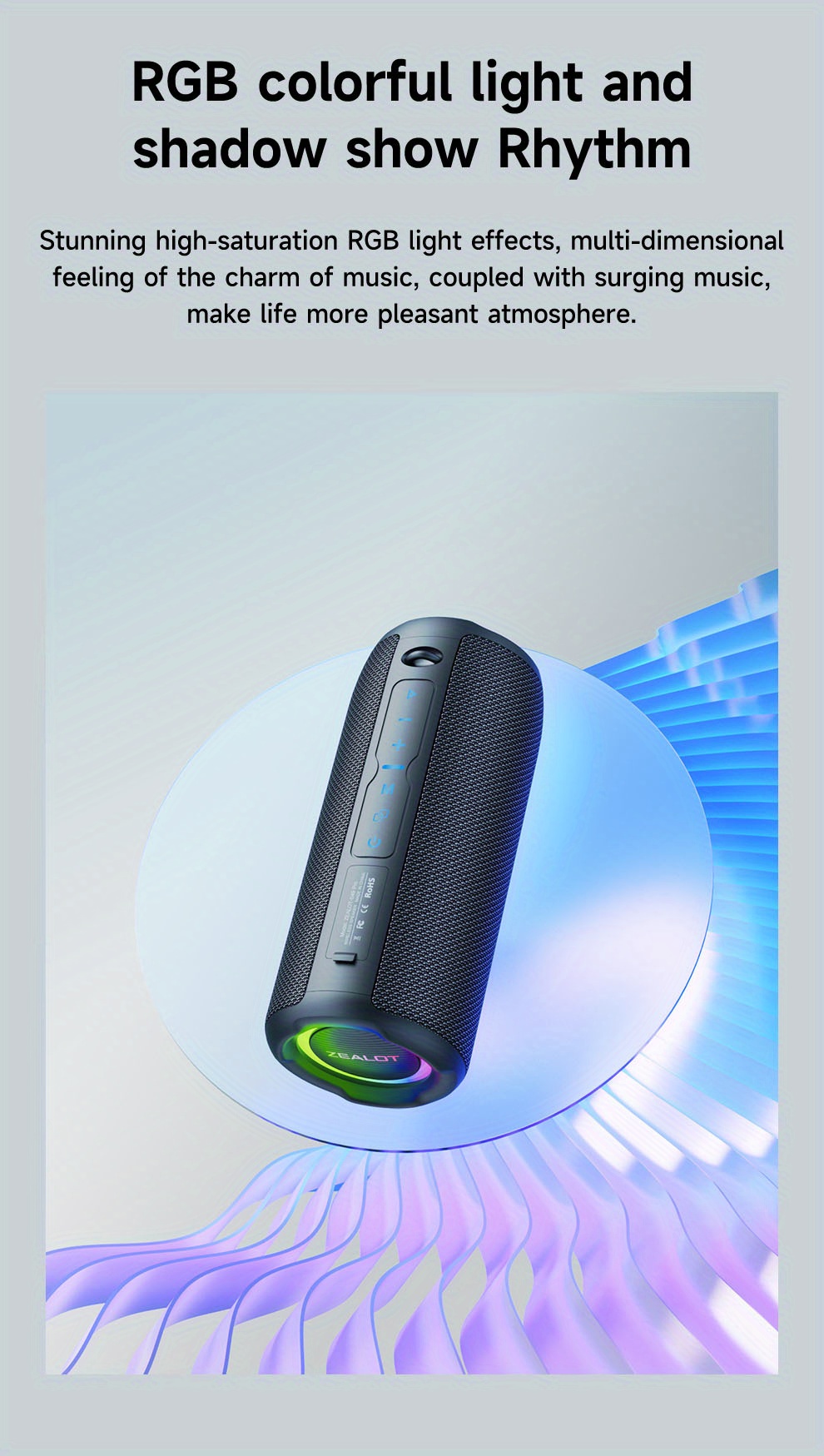 S49 Pro Portable Wireless Speaker Wireless 5.2 Stable - Temu Japan