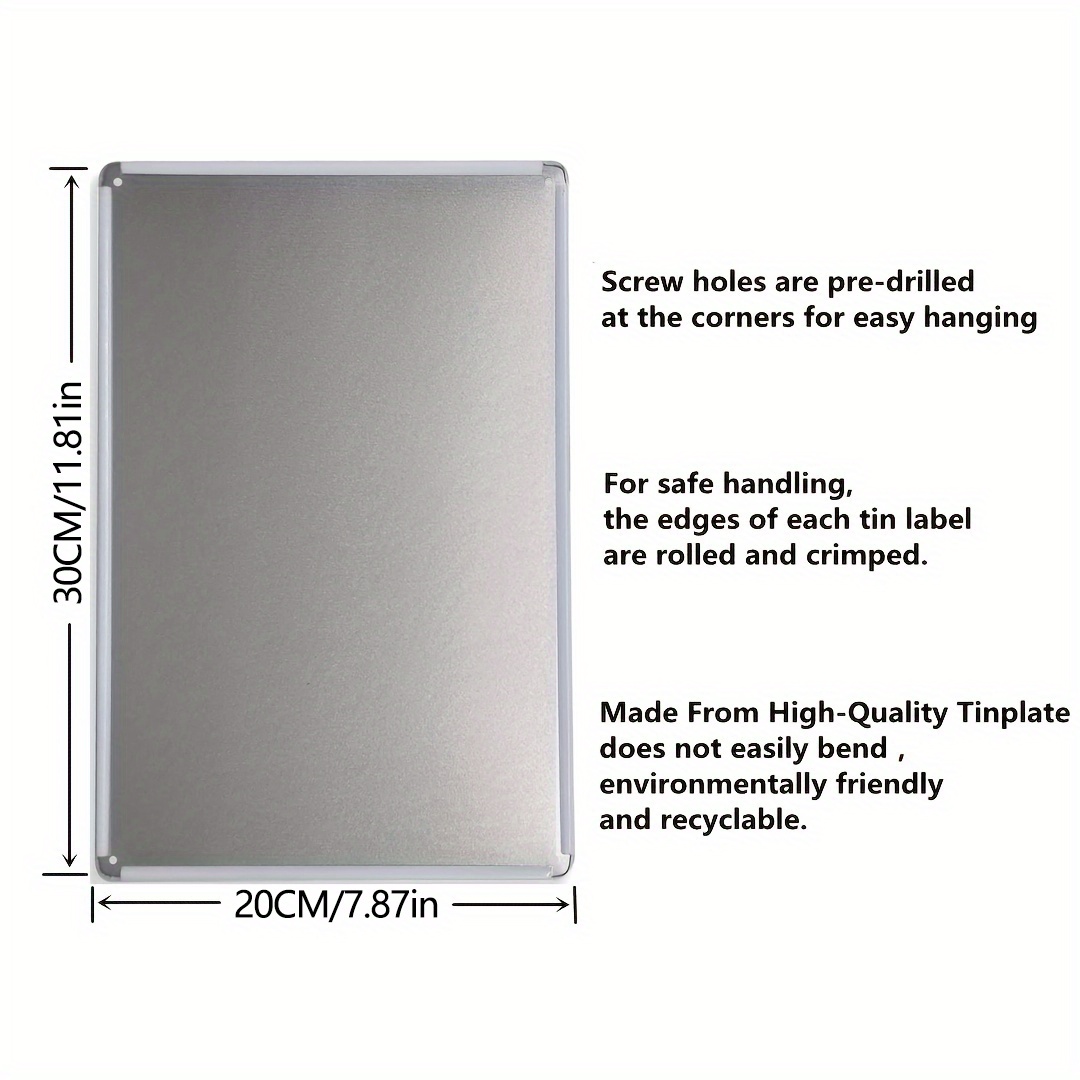 No Parking Car Traffic Aluminum Metal Signs No Parking - Temu