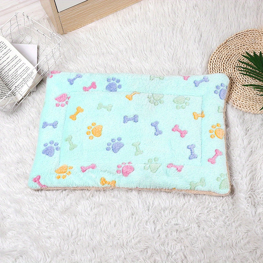 Double sided Pet Floor Mat Soft Fleece Pad Dogs Cats Cartoon - Temu Norway