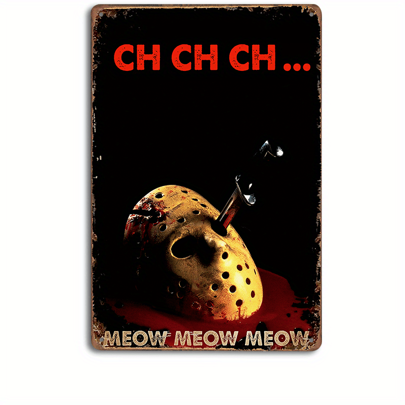 1pc Horror Movie Posters Vintage Metal Tin Sign 8''x12'' 20cm 30cm ...