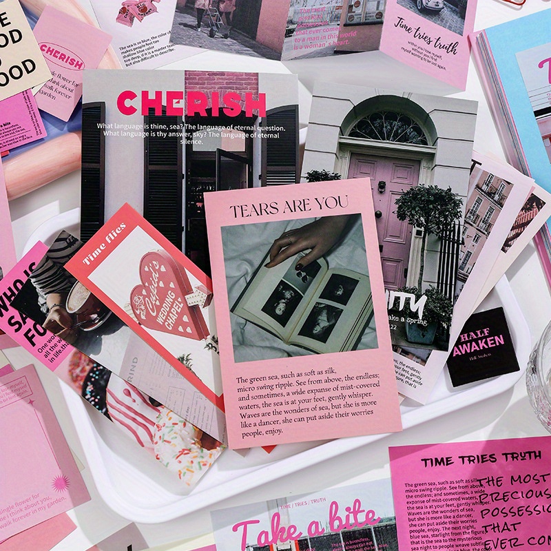 Single Photoshoot Series Korean Material Package Literary - Temu Canada