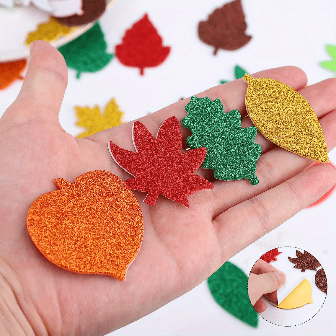 Thanksgiving Autumn Leaf Garland Golden Powder Craft Kit - Temu Canada