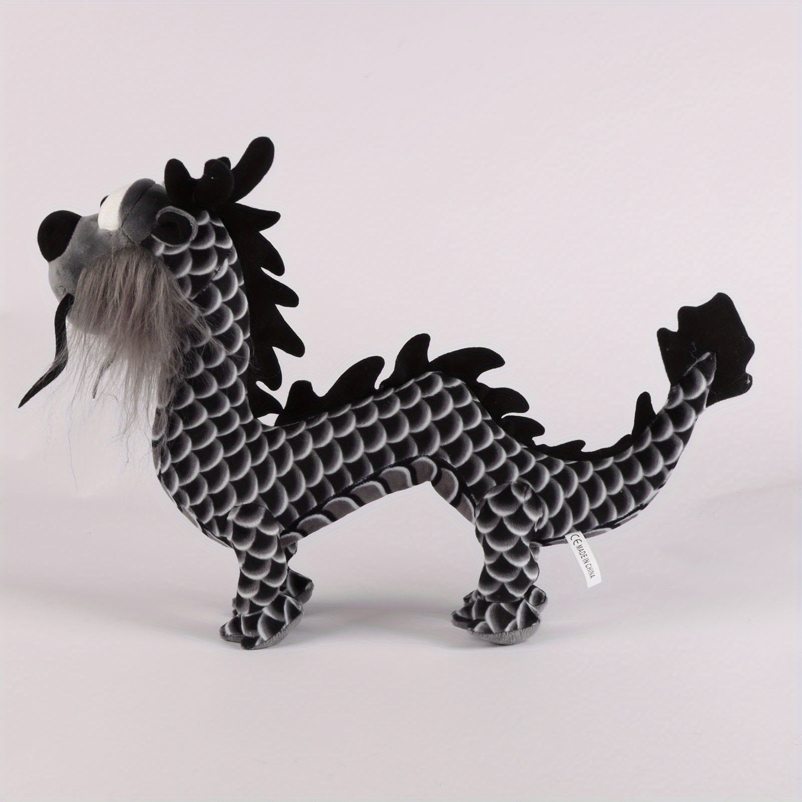 Black Dragon Plush Toy: Adorable Chinese Dragon Stuffed - Temu