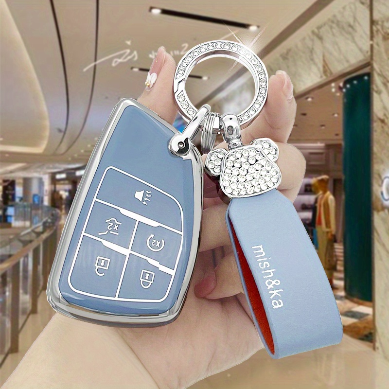 Tpu Key Fob Bear Diamond Keychain - Temu United Kingdom