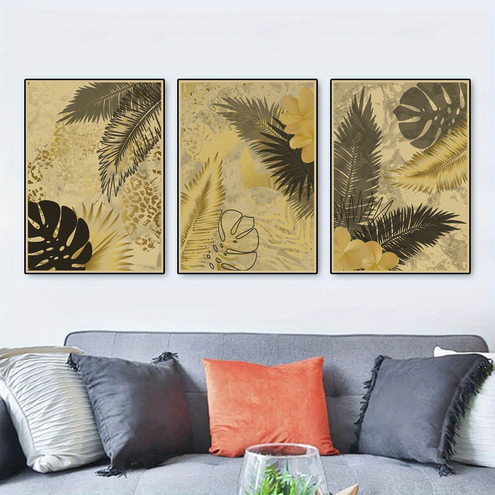Tropical Plants Kraft Paper Paintings Printed Posters - Temu United