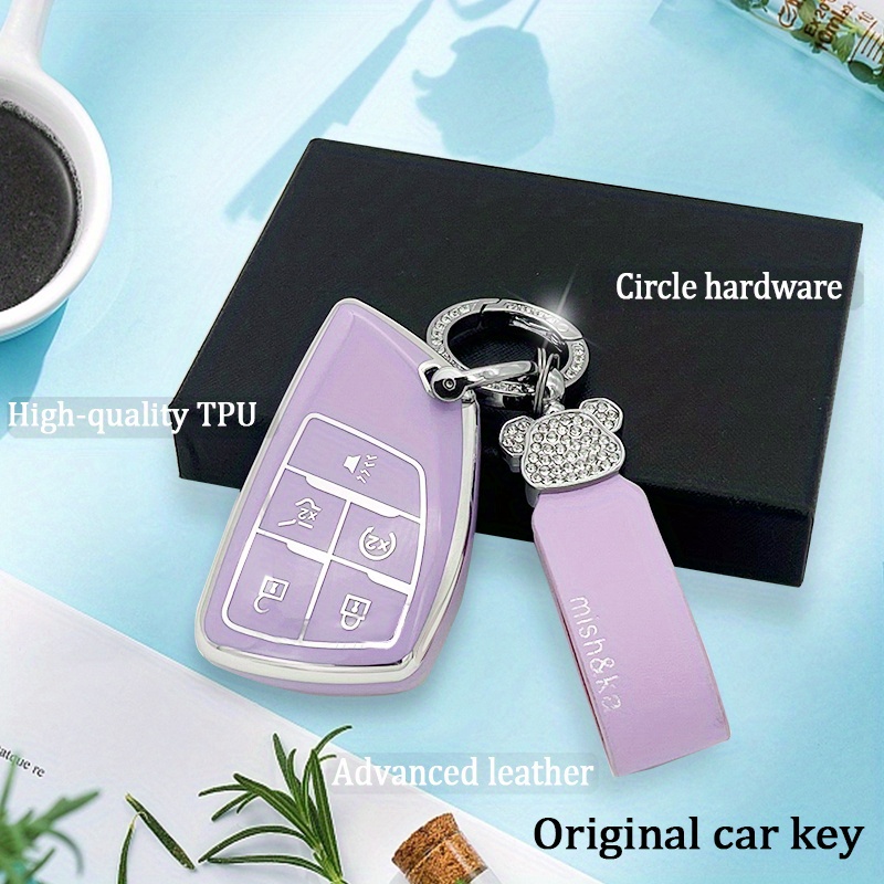 Tpu Key Fob Bear Diamond Keychain - Temu Ireland