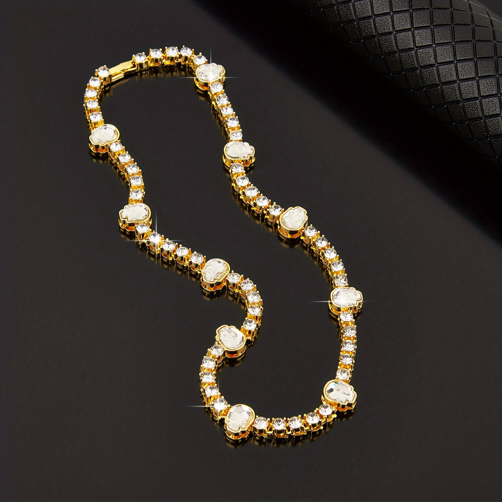 Men's Street Skull Head Exquisite Necklace Punk Hip Hop - Temu New Zealand