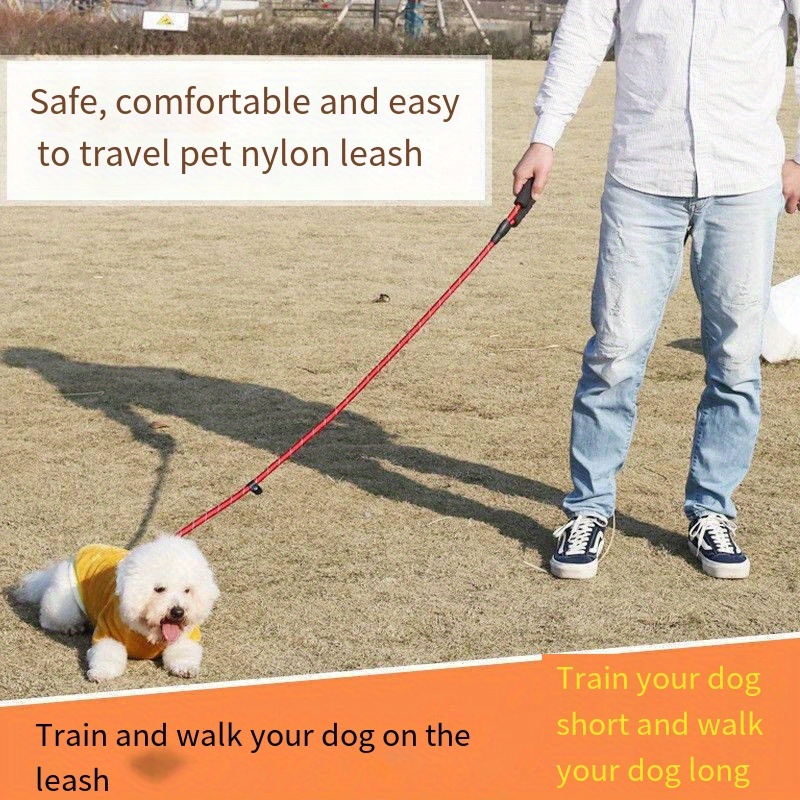 Length Strong Pet Dog Leash Highly Reflective Threads 360 - Temu United Kingdom
