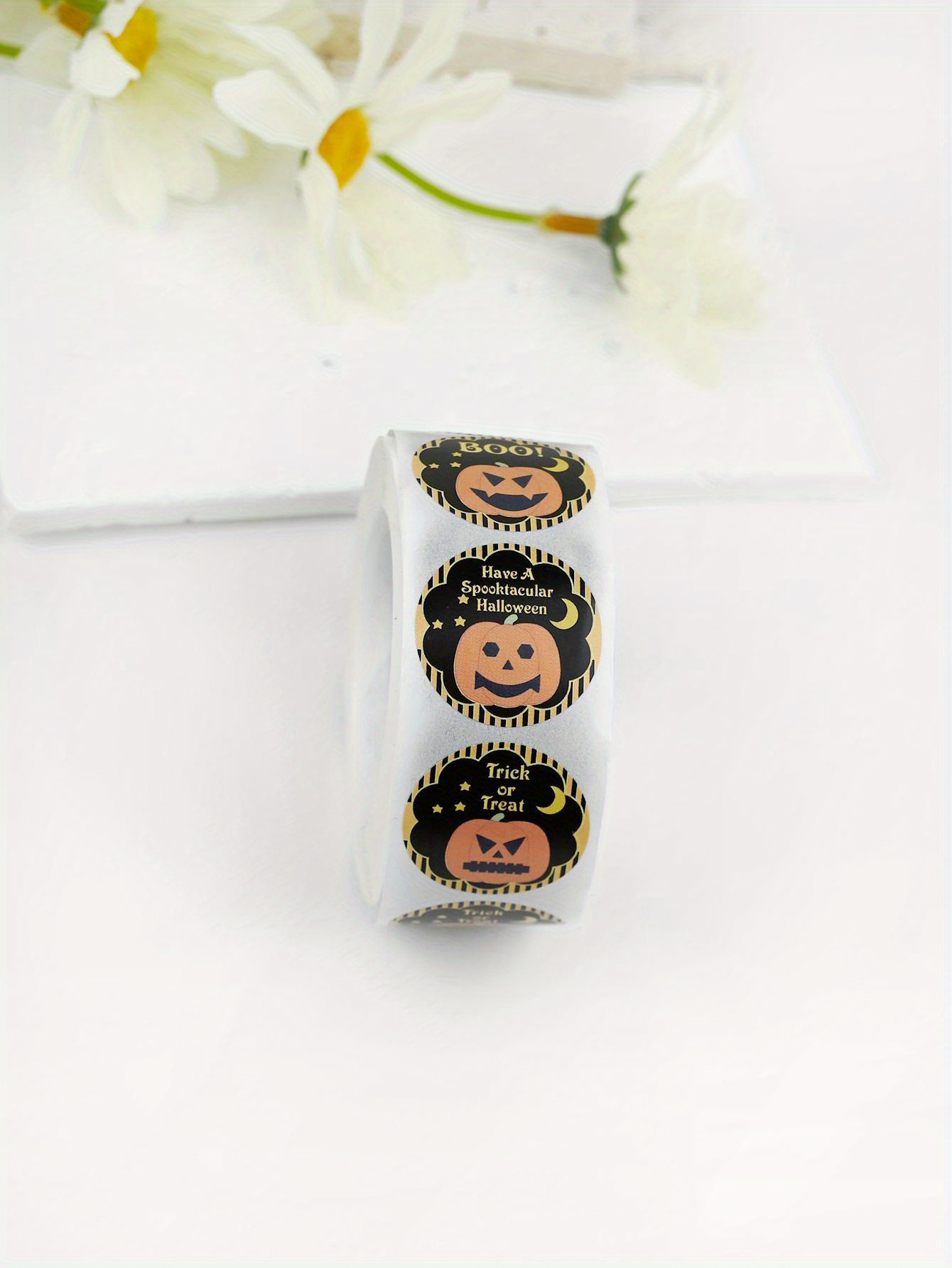 Halloween Pumpkin Stickers Cartoon Funny Round Stickers Gift - Temu Canada