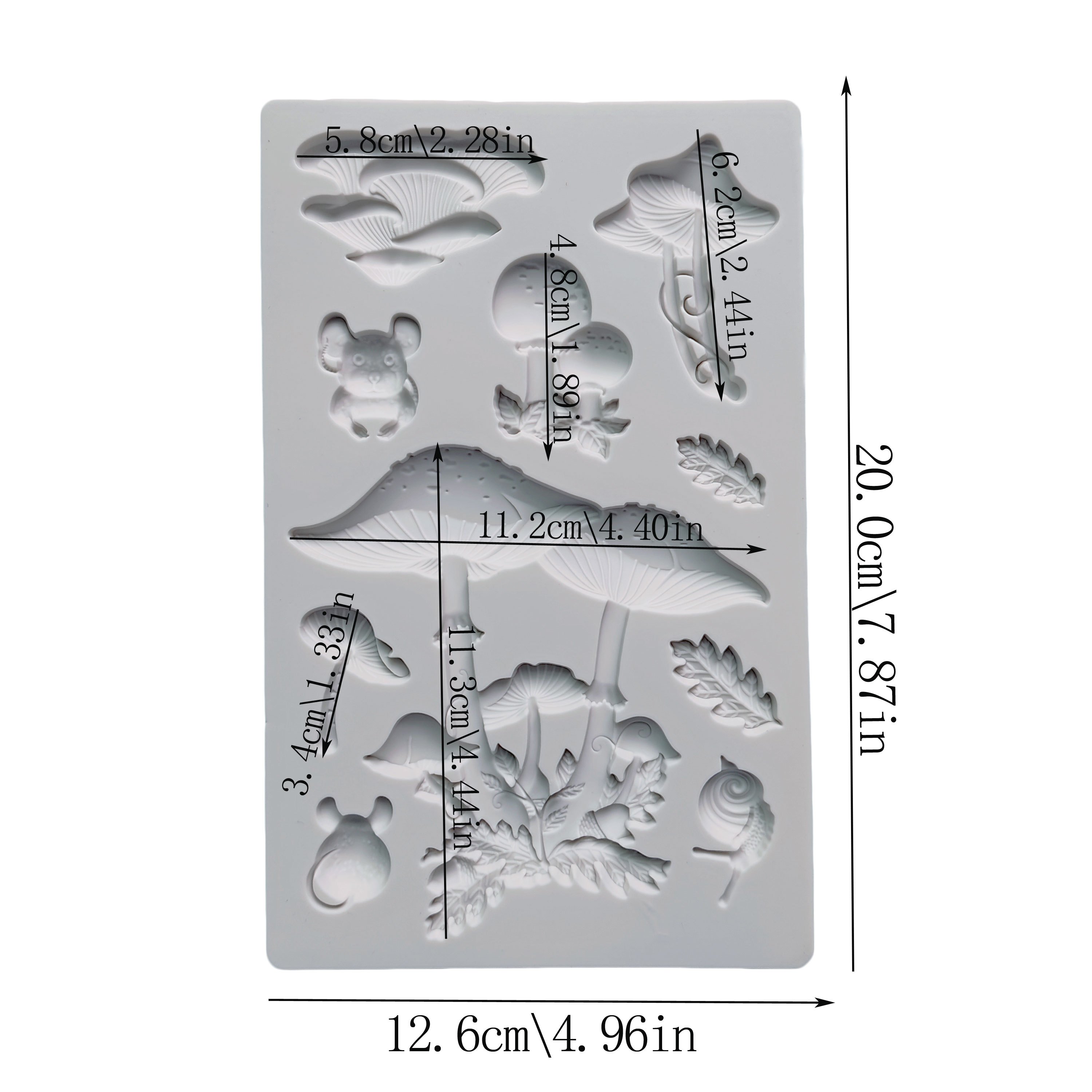 3d Fantasy Mushroom Chocolate Mold Silicone Candy Mold - Temu