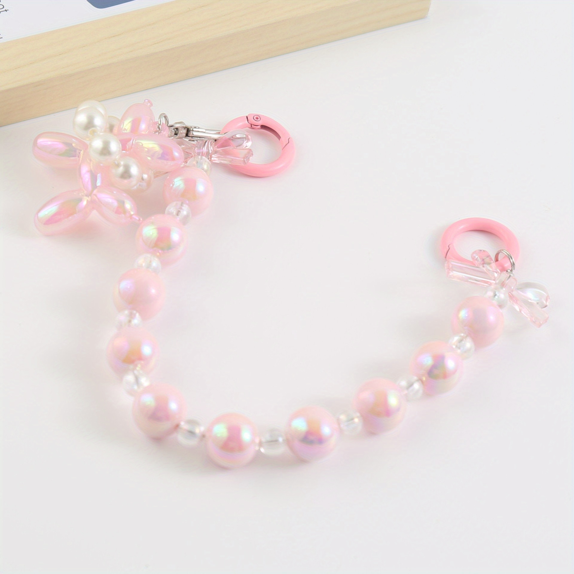 Colorful Balloon Dog Butterfly Bow Decor Beaded Bracelet - Temu United ...